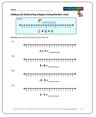 Free 6th Grade Math Worksheets—Printable w/ Answers — Mashup Math