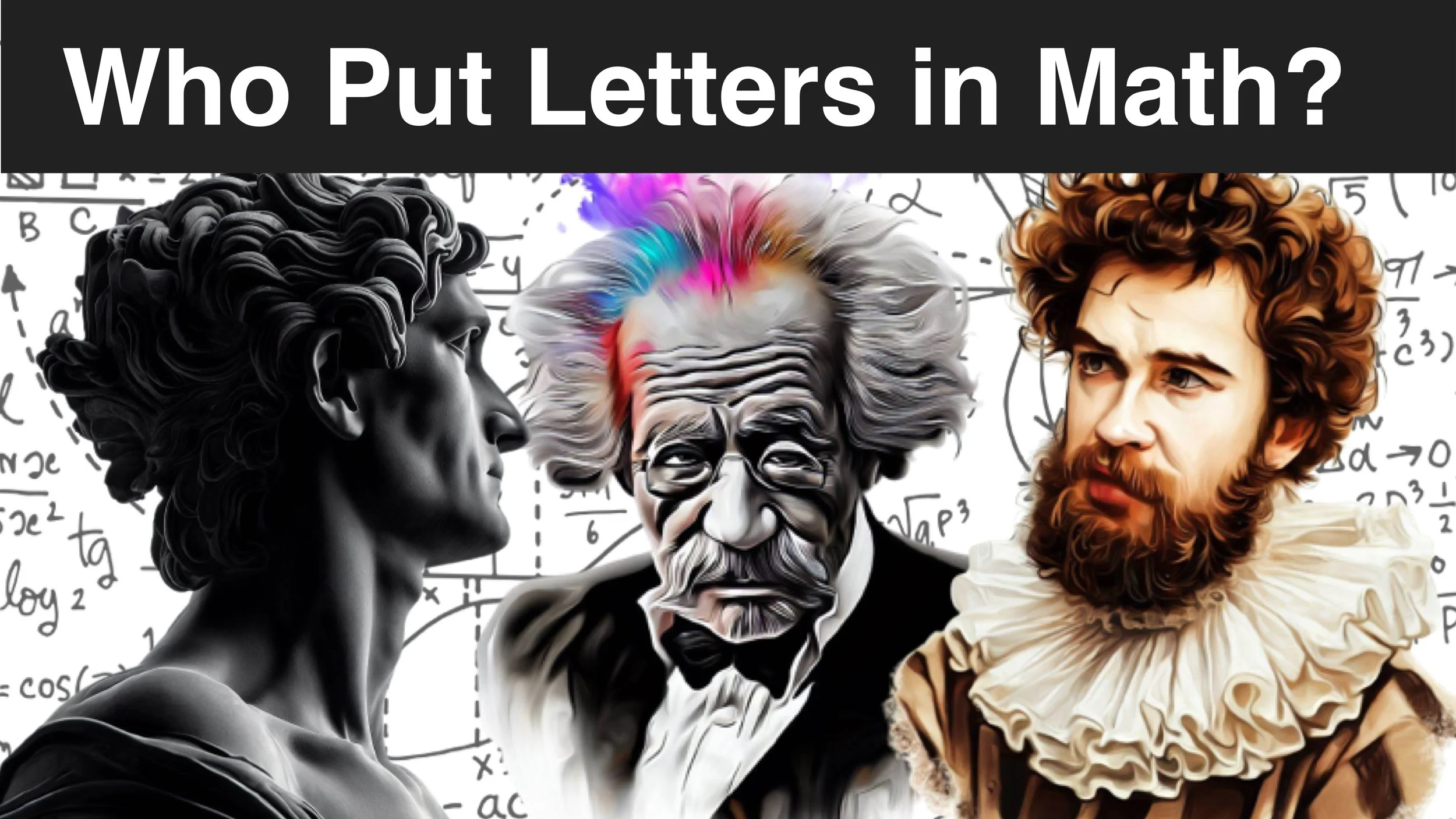 Who Put Letters in Math—Quick Explanation — Mashup Math