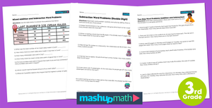 3rd Grade Word Problems—Free PDF Worksheets — Mashup Math