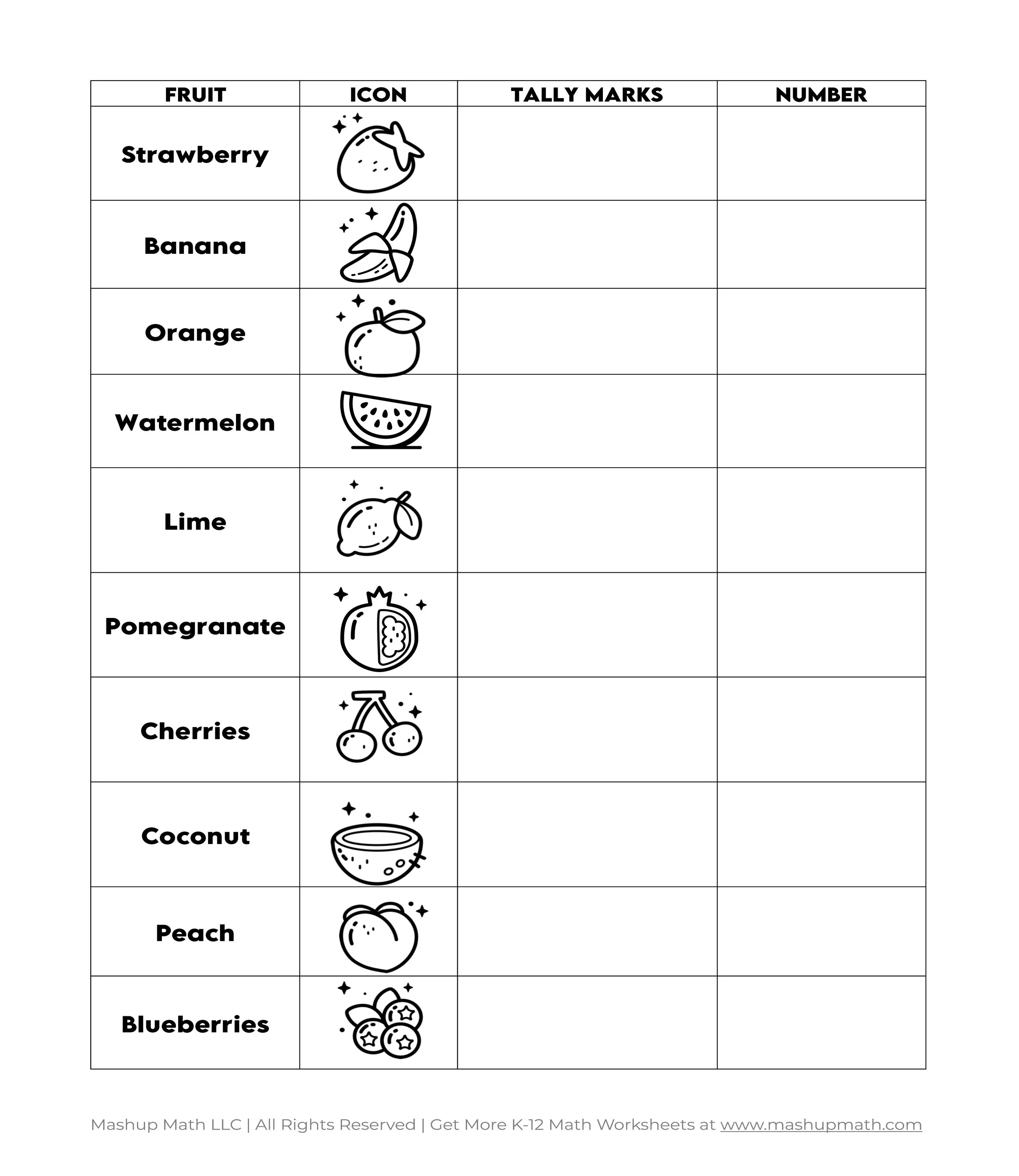 Math Coloring Pages—Free Library — Mashup Math