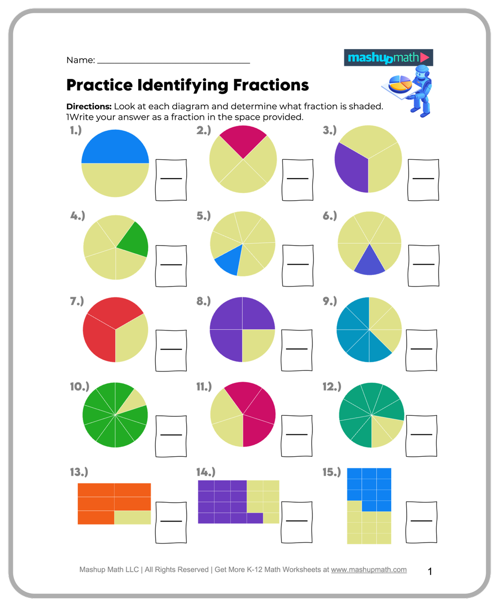 Free 4th Grade Math Worksheets—Printable — Mashup Math