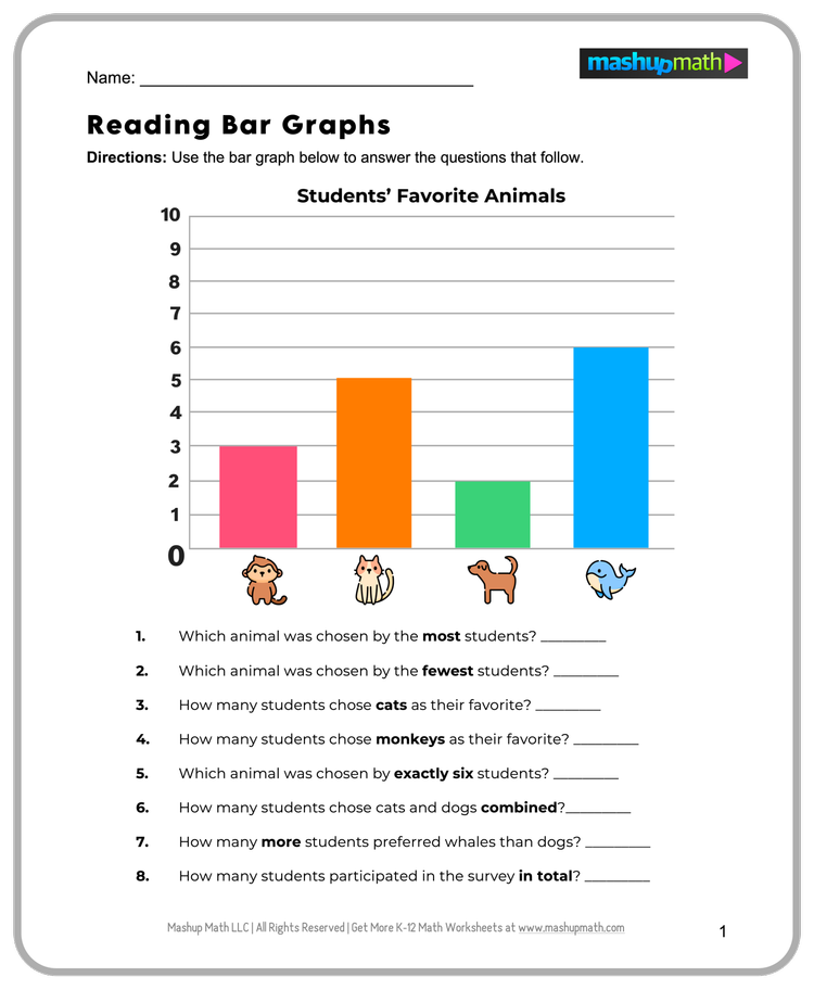 Free 3rd Grade Math Worksheets—Printable w/ Answers — Mashup Math