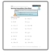 Solving Inequalities Worksheets—Printable with Answers — Mashup Math