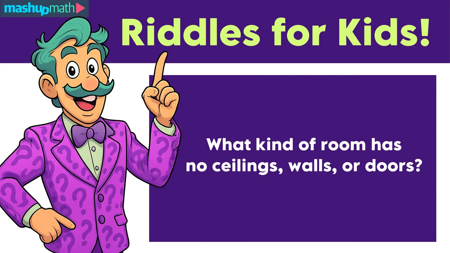 101 Riddles for Kids with Answers — Mashup Math