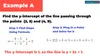 How to Find Y Intercept with 2 Points—Step-by-Step — Mashup Math