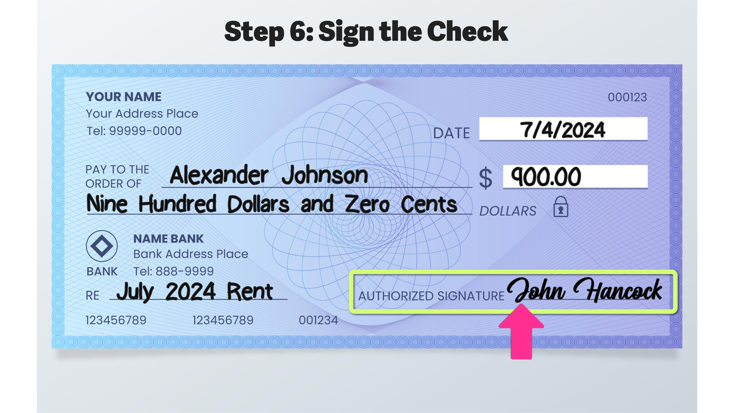 How to Write a Check—Explained with Examples — Mashup Math