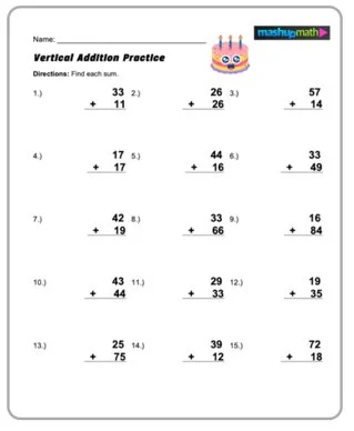 Free 3rd Grade Math Worksheets—Printable w/ Answers — Mashup Math