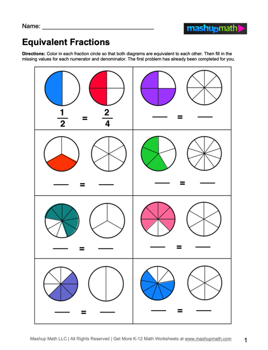 Third Grade Fractions Standards Third Grade Fractions Standards