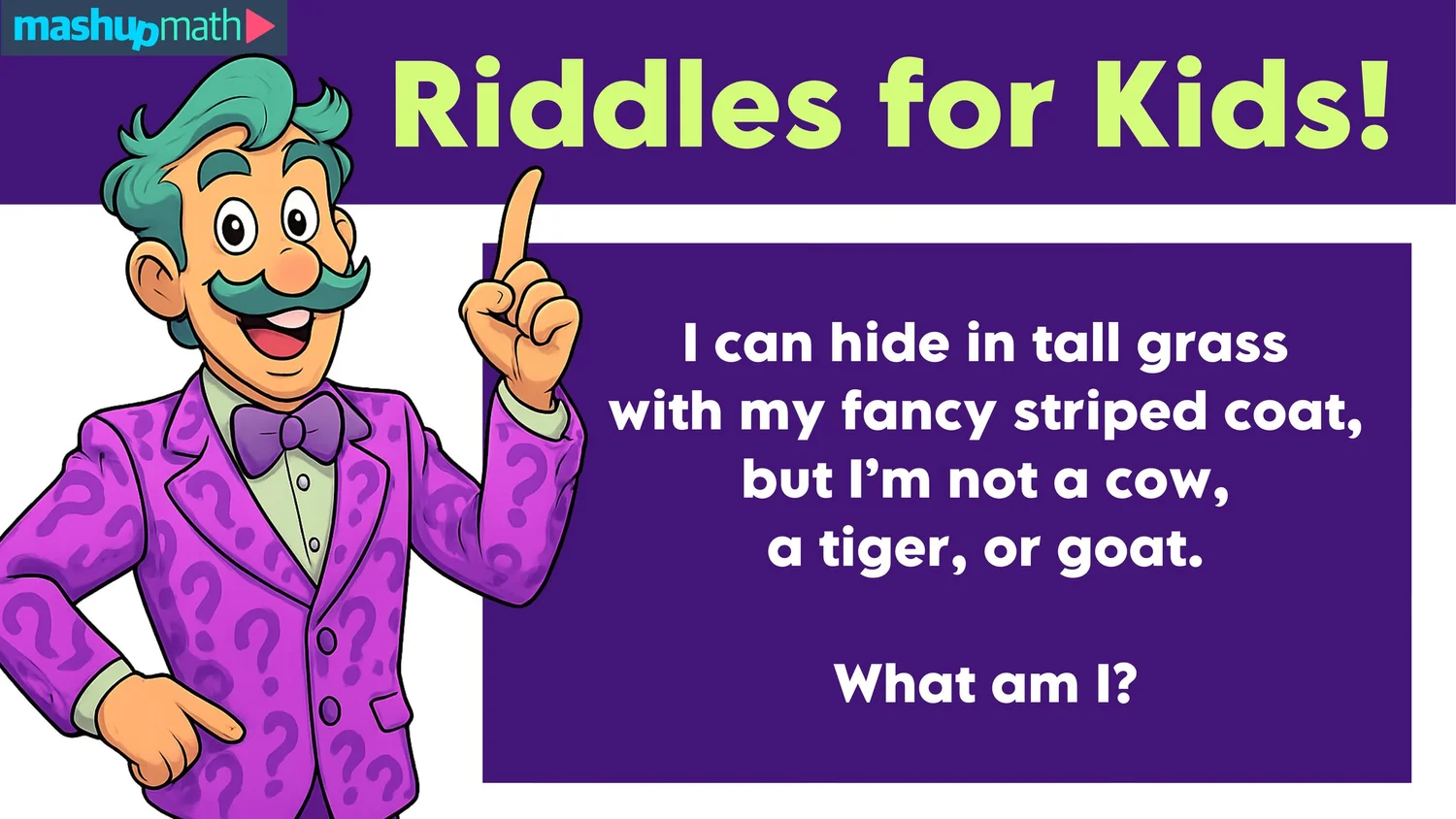 101 Riddles for Kids with Answers — Mashup Math