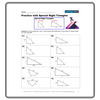 Special Right Triangles Worksheets—Printable — Mashup Math