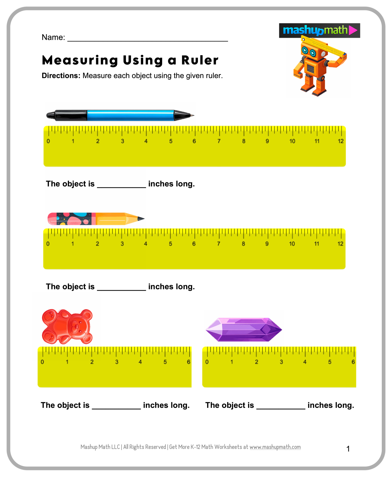 Free 3rd Grade Math Worksheets—Printable w/ Answers — Mashup Math