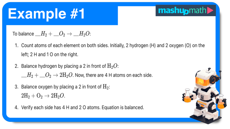 Balancing Equations Worksheet Library — Mashup Math