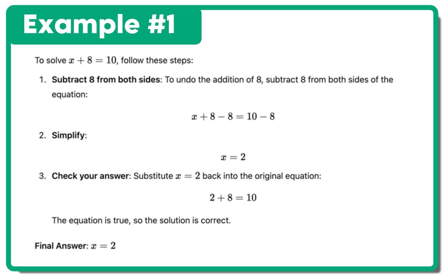 Free One Step Equations Worksheets — Mashup Math