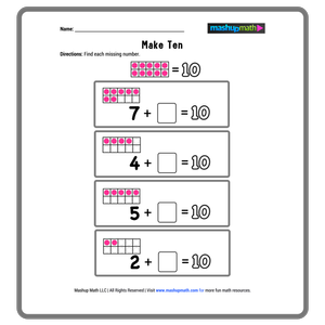 Free Addition Worksheets—Printable with Answers — Mashup Math