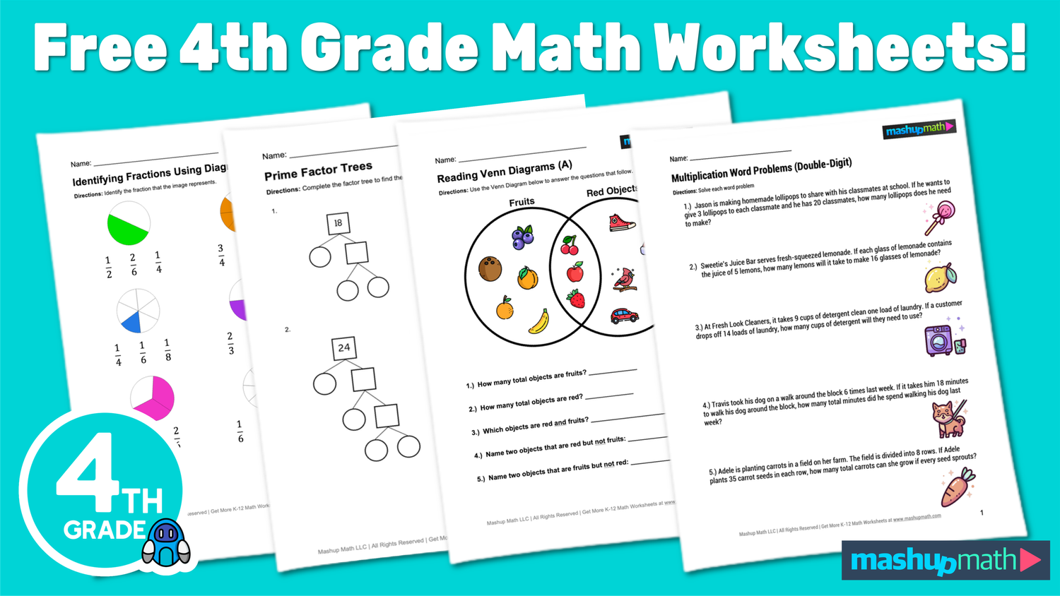 The Best Free 4th Grade Math Resources: Complete List! — Mashup Math