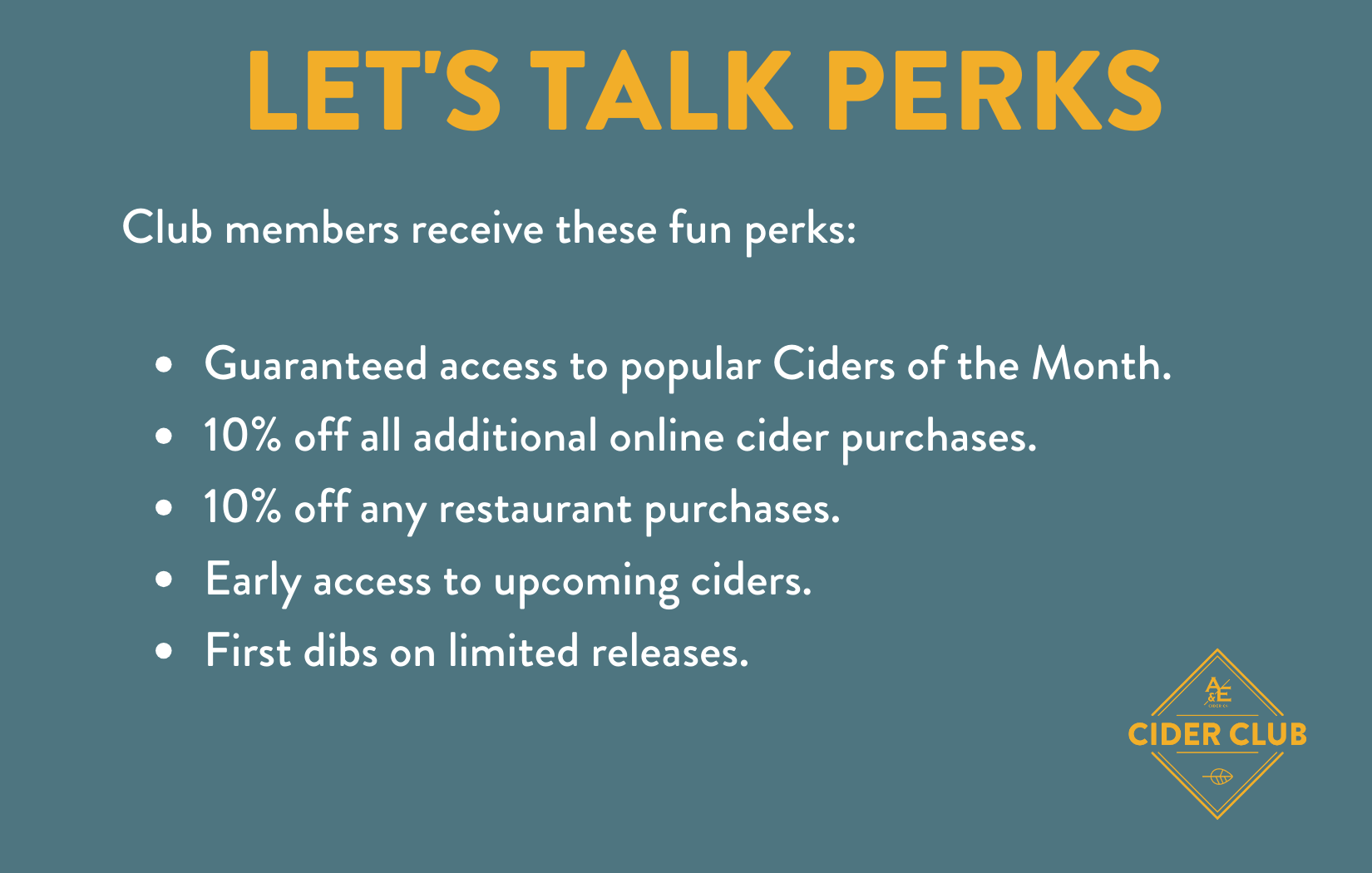 A&E Cider Club — Ash & Elm Cider Co.