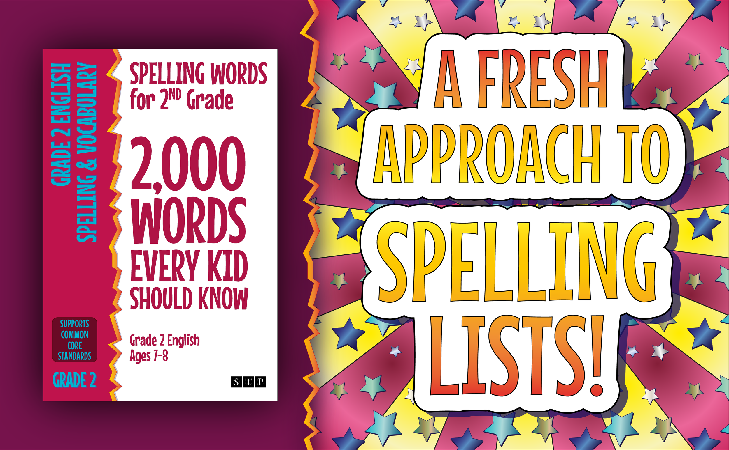 Spelling Words for 2nd Grade English — STP Books