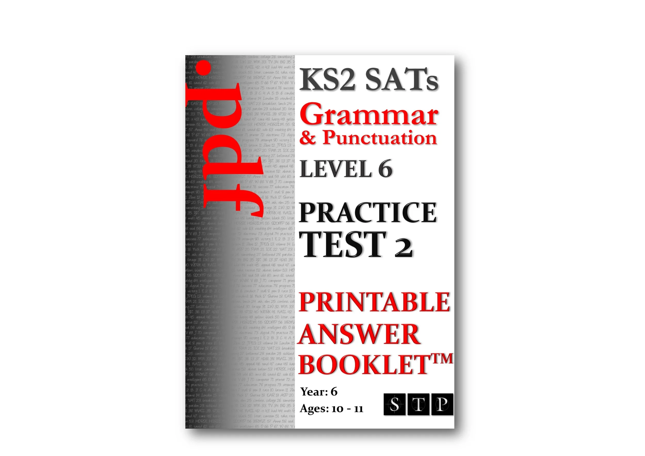 Printable Answer Booklets PDFs KS2 SATs Level 6 — STP Books