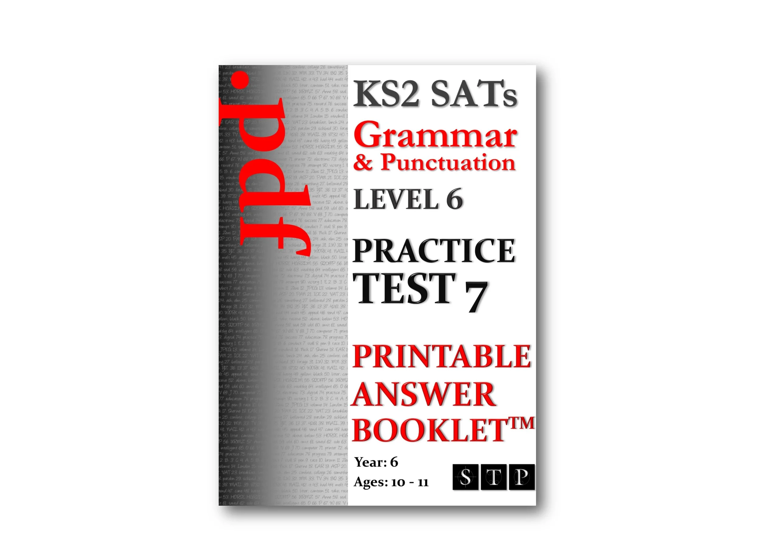 Printable Answer Booklets PDFs KS2 SATs Level 6 — STP Books