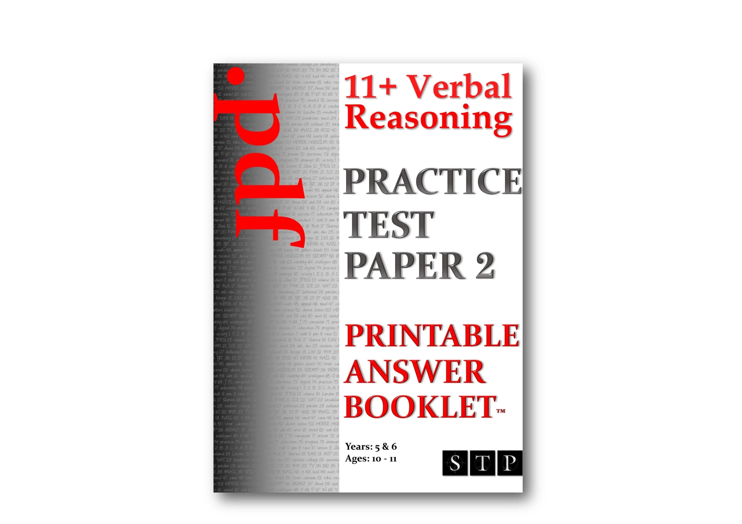 11+ Verbal Reasoning Practice Test Papers Printable Answer Booklets ...