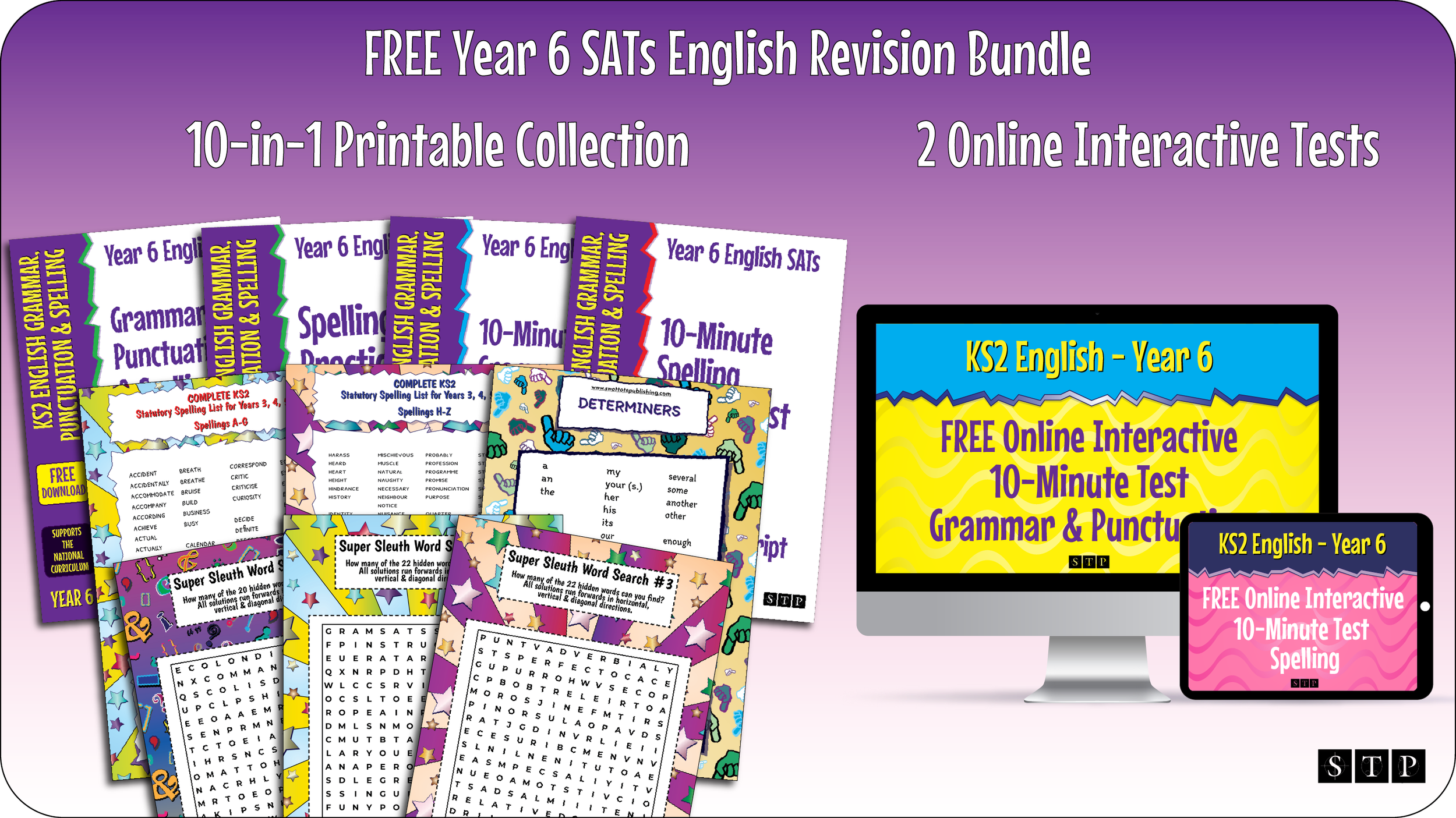 KS2 English Free 10-Minute Spelling Test — STP Books