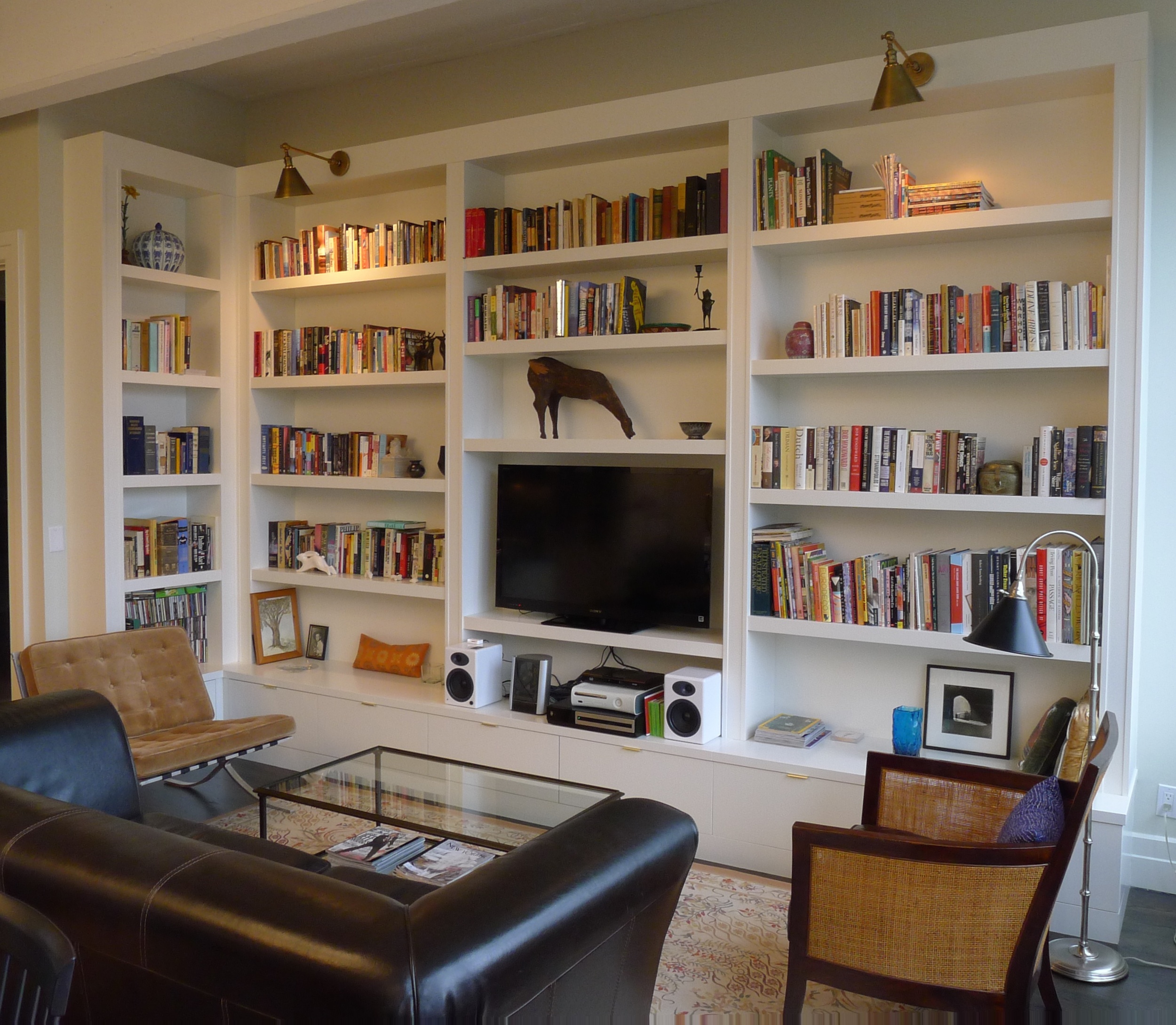 Library Cabinetry | Custom Bookcase | Built-in Shelving — Hudson ...