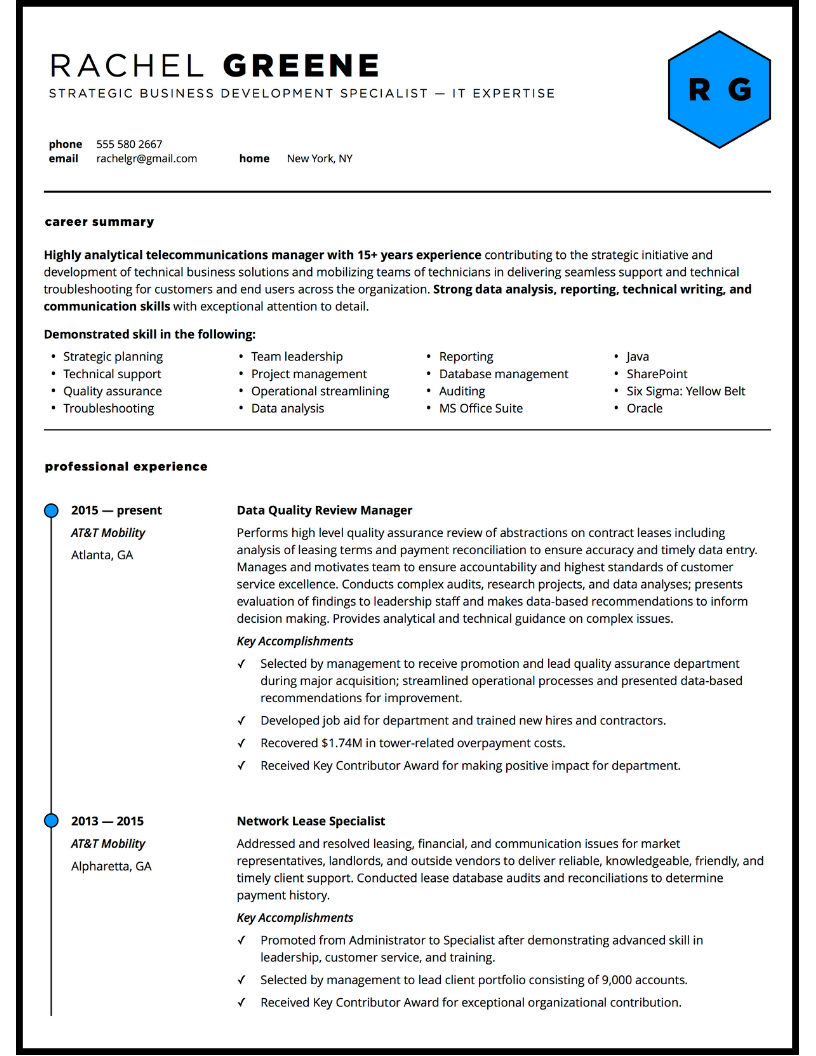 Professional Resume Writing Services & Resume Design | Resume by Nico