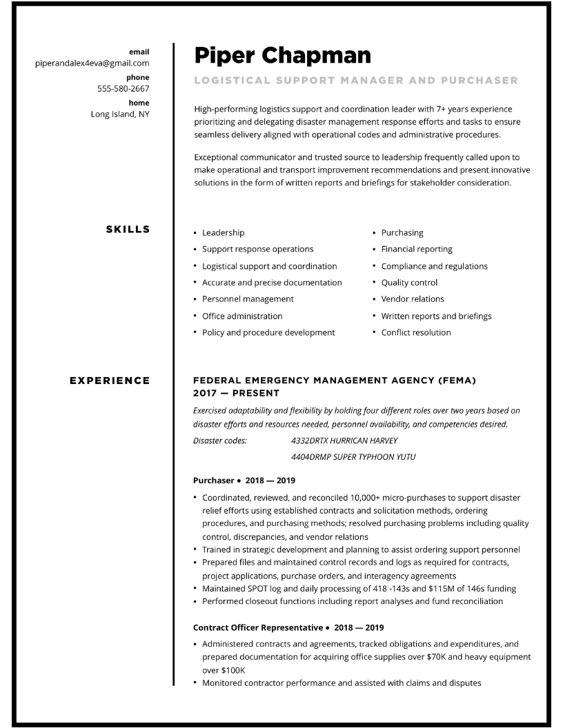 Professional Resume Writing Services & Resume Design | Resume by Nico