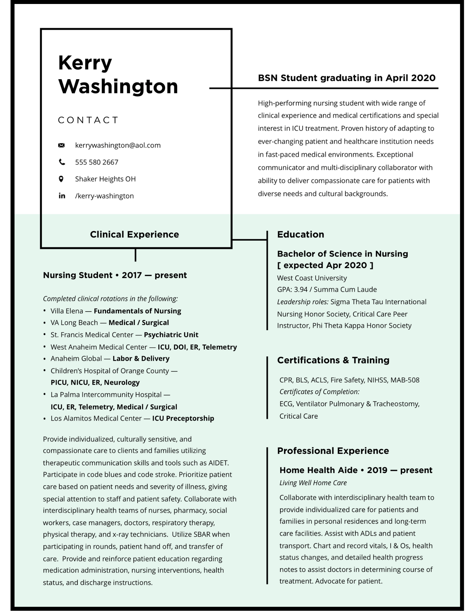 Resume Writing & Design Samples — Services | Resume By Nico