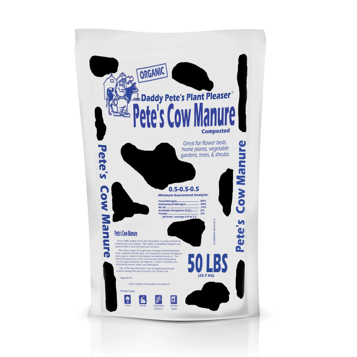Daddy Pete's Cow Manure — Daddy Pete's Plant Pleaser