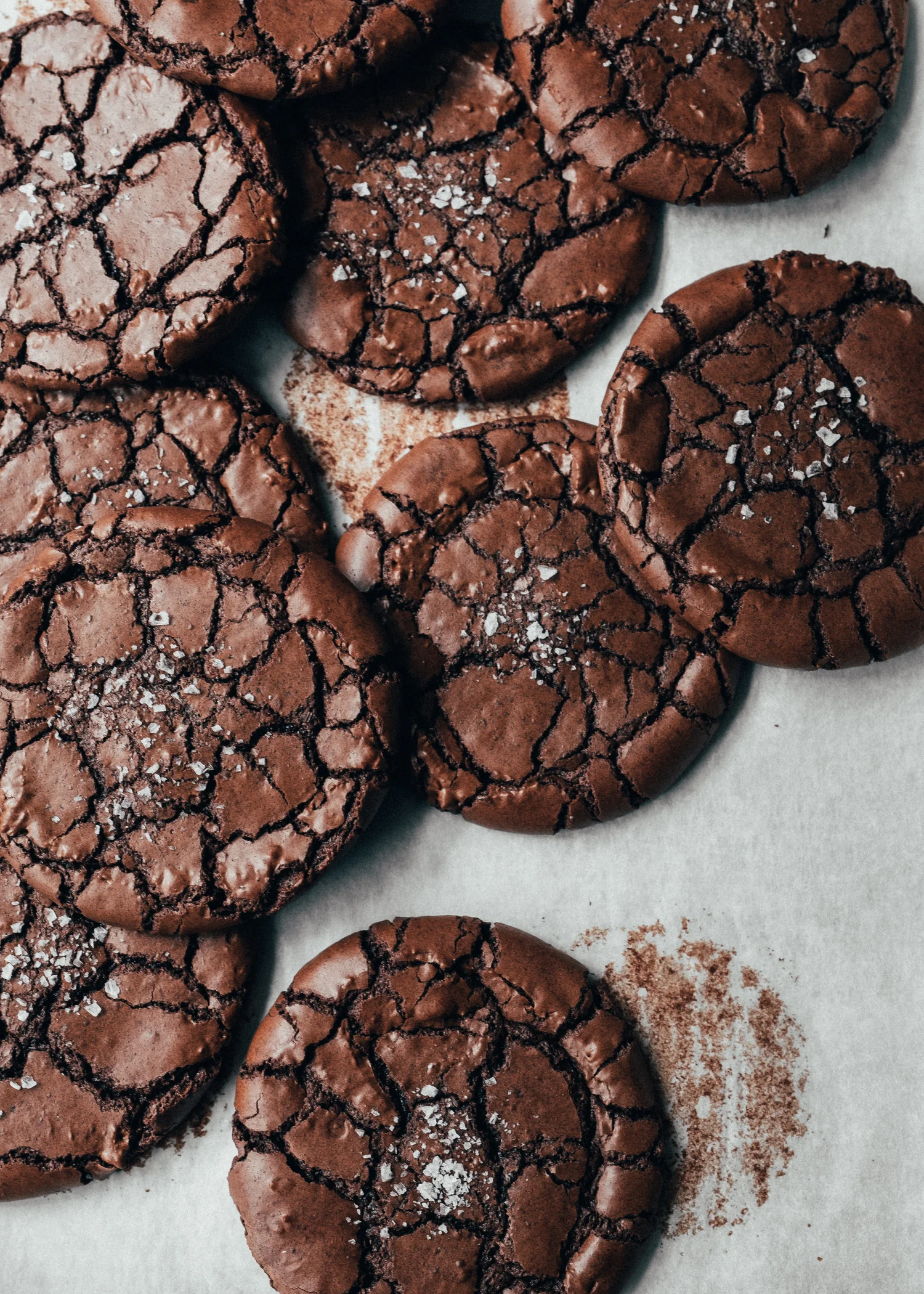 Brownie Crinkle Cookies — The Boy Who Bakes