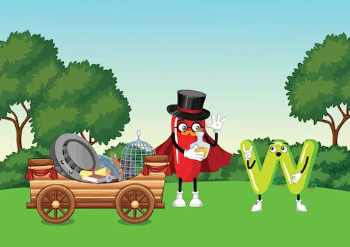 Stories for Kids: The Short Letter W Freechildrenstories.com