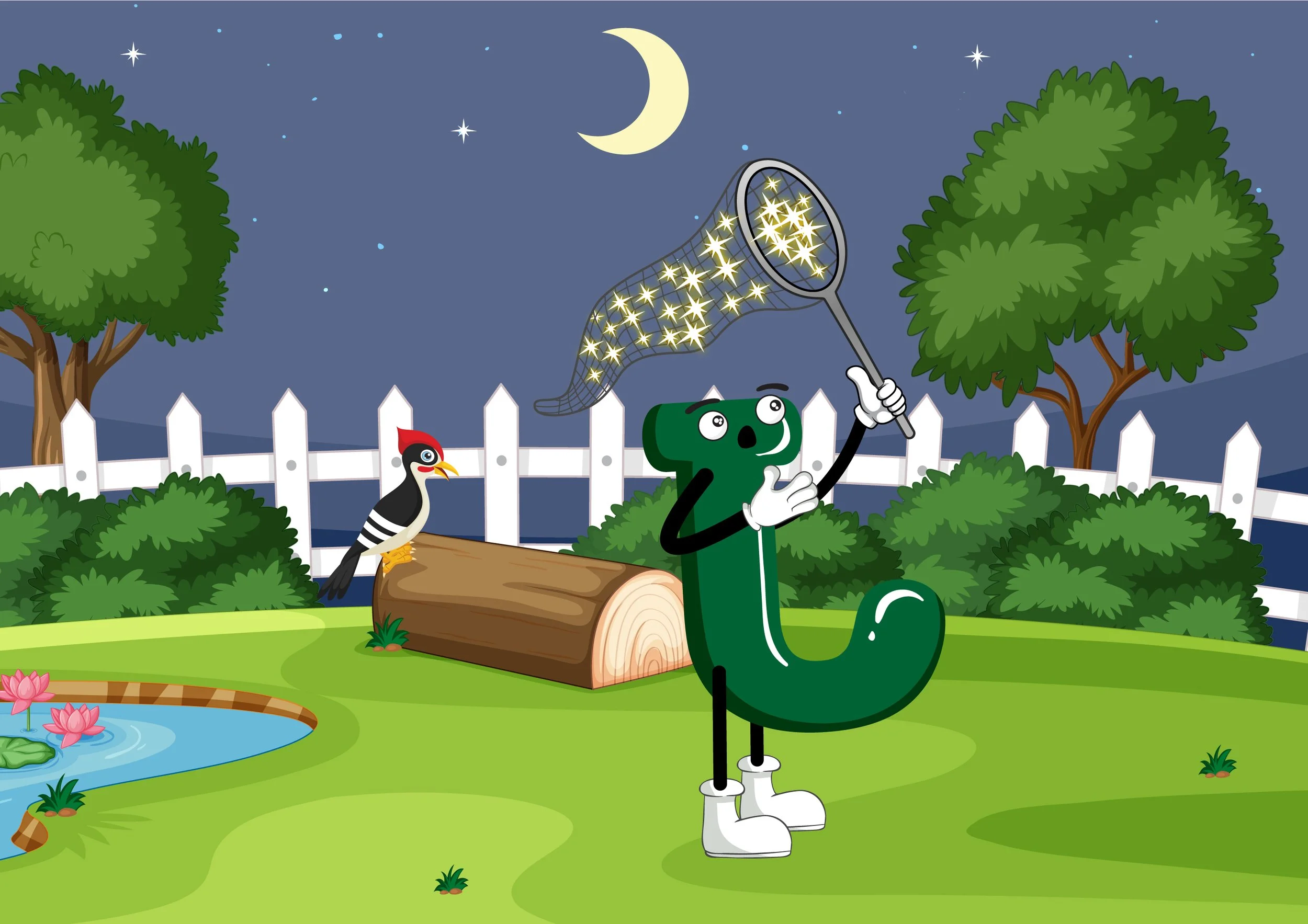 Stories for Kids: The Sleepy Letter J Freechildrenstories.com