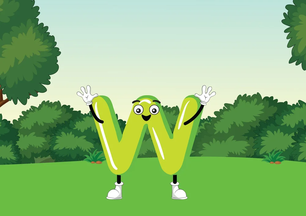 Stories for Kids: The Short Letter W Freechildrenstories.com