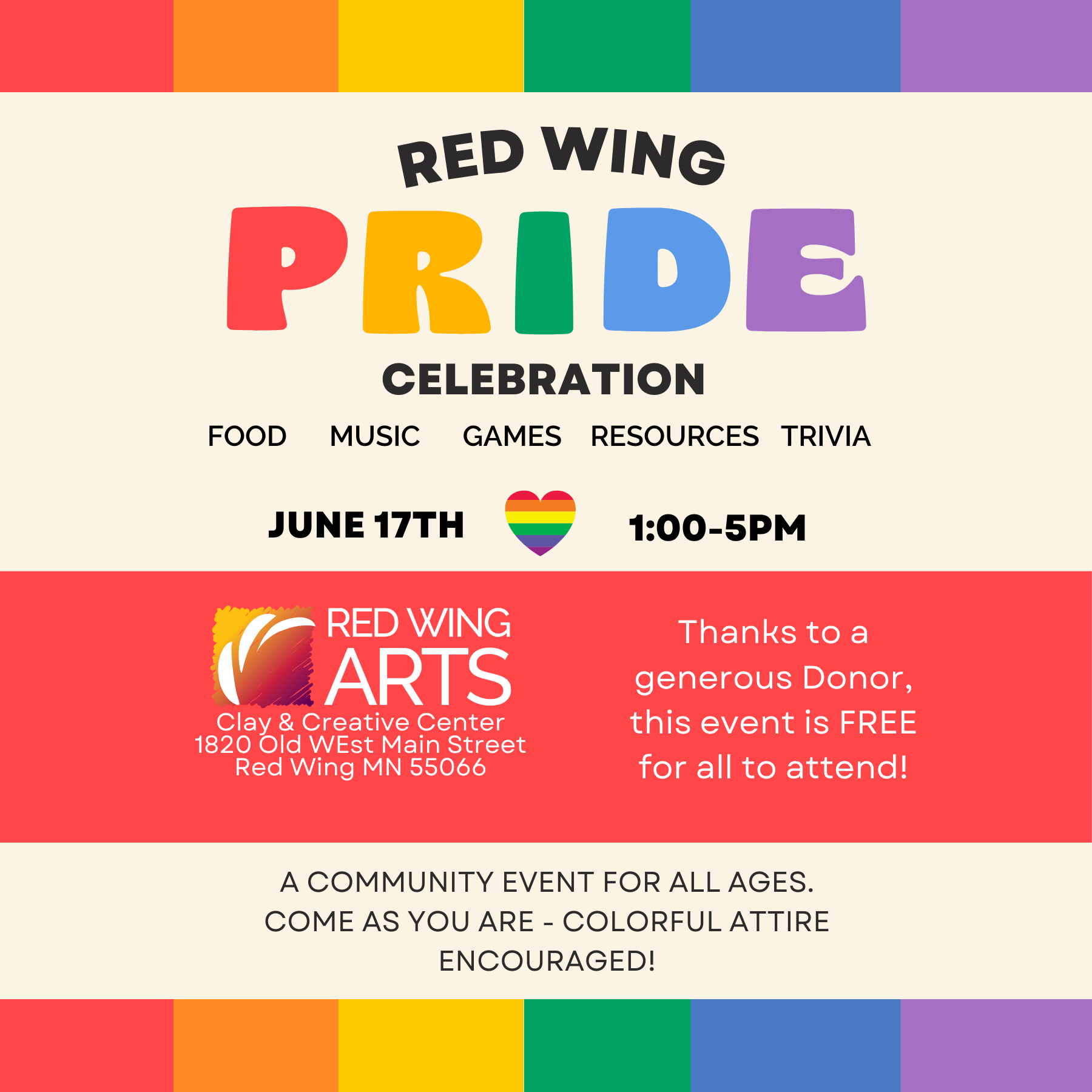 Red Wing Pride Celebration — Red Wing Arts