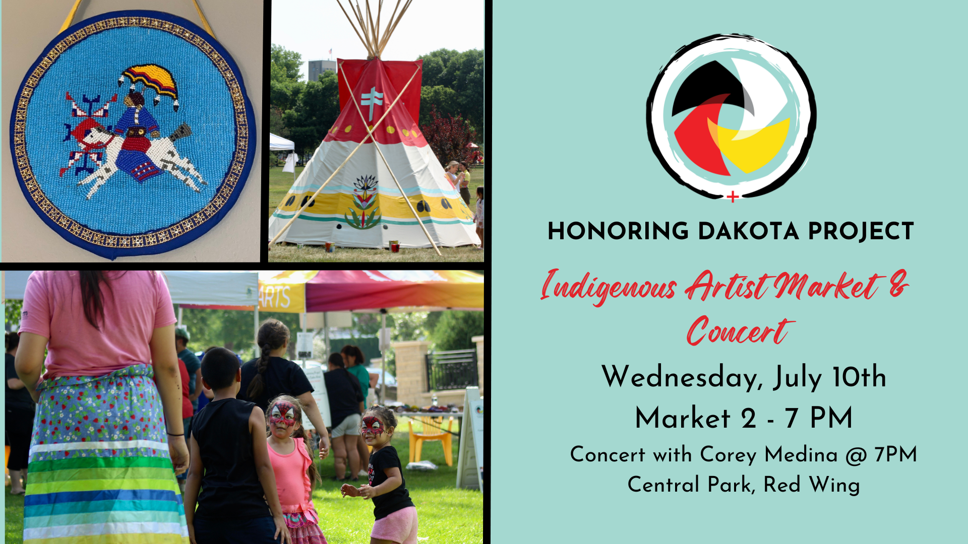 Honoring Dakota Project Indigenous Artist Market & Concert — Red Wing Arts