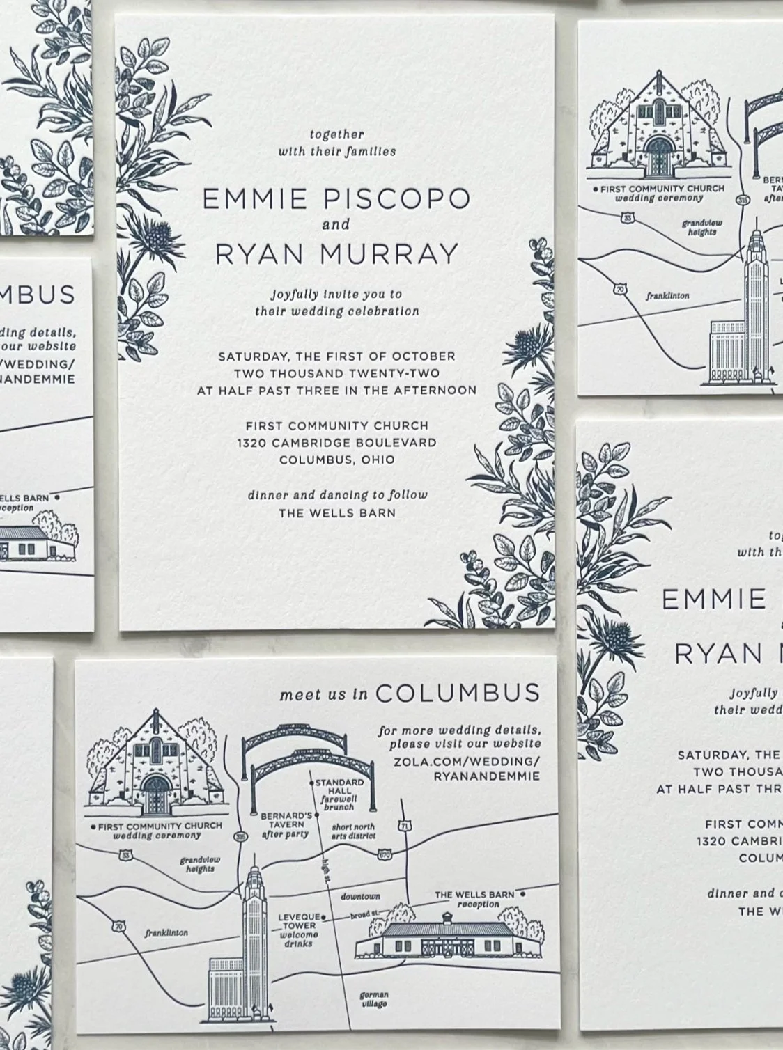 Wedding Invitations — BB Letters - Calligraphy and Custom Invitations
