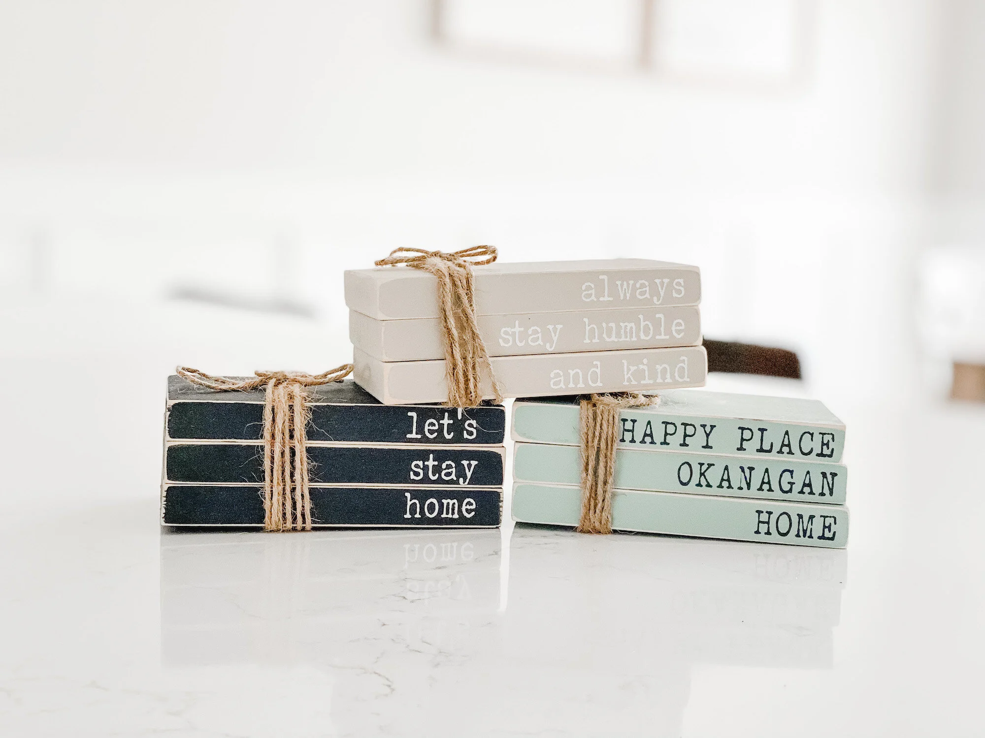 Book Stack - Various Designs - DIY Kit — Rustic Chalk Decor