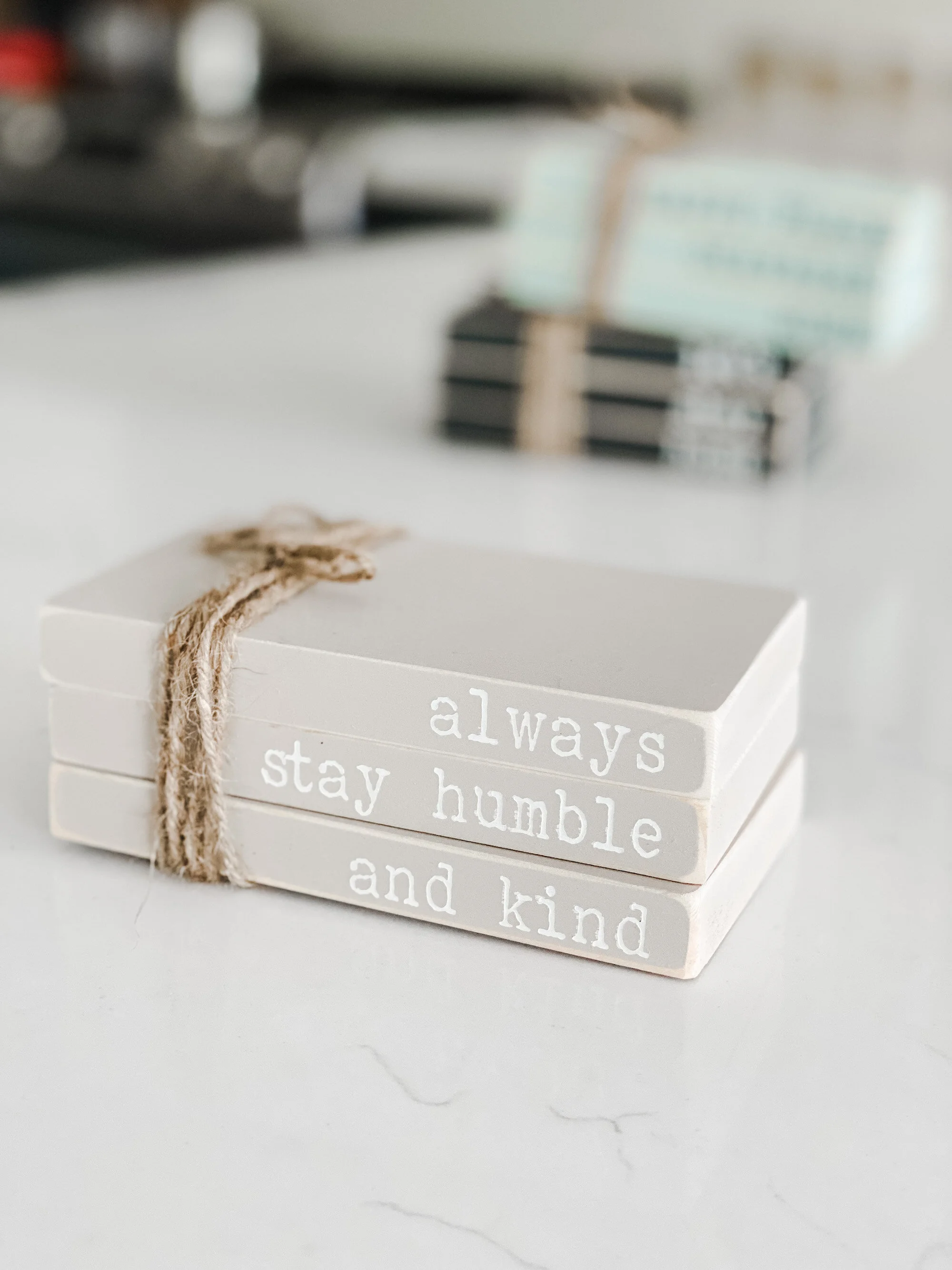 Book Stack - Various Designs - DIY Kit — Rustic Chalk Decor