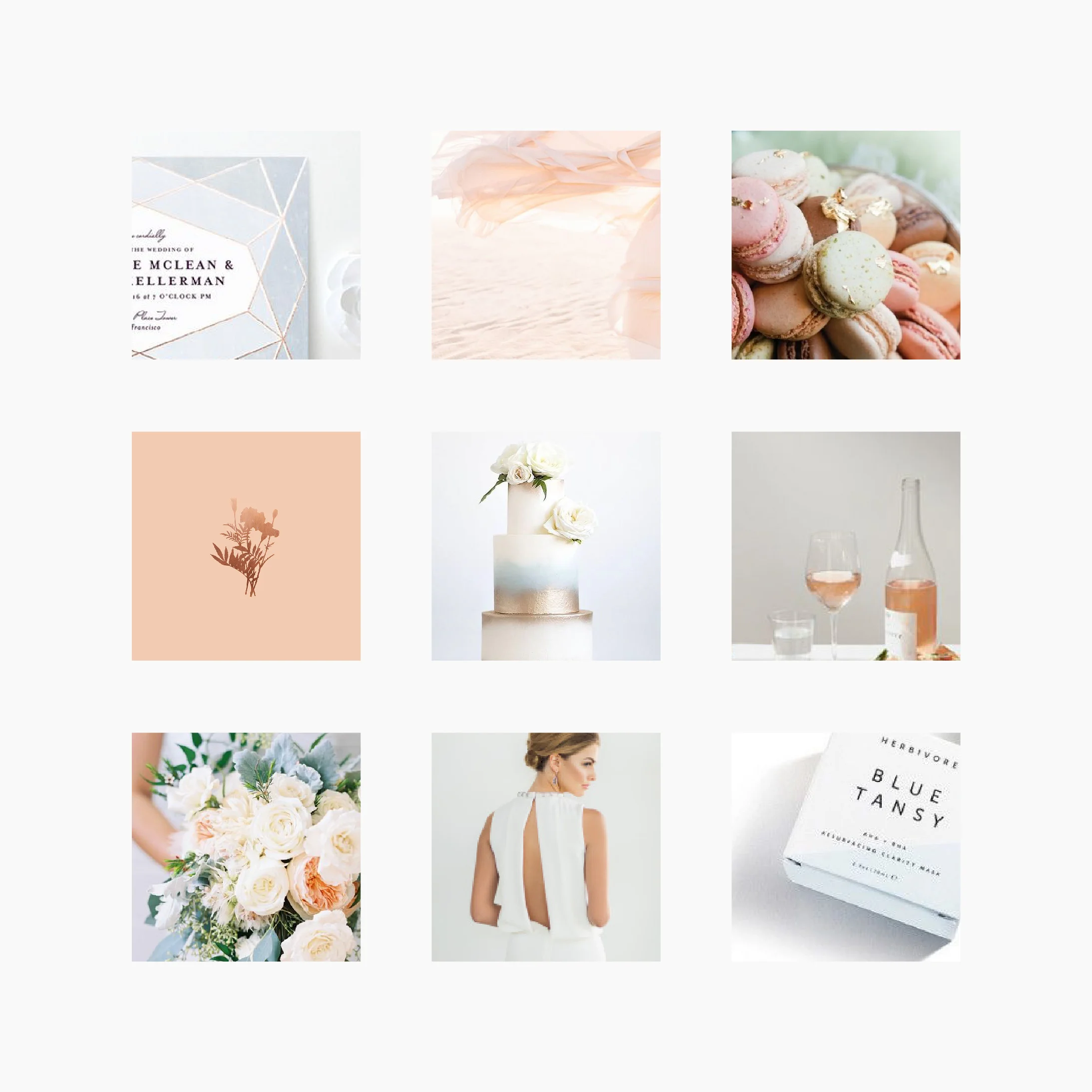Mood Board / Perfectly Polished Pastels — Letterform Creative