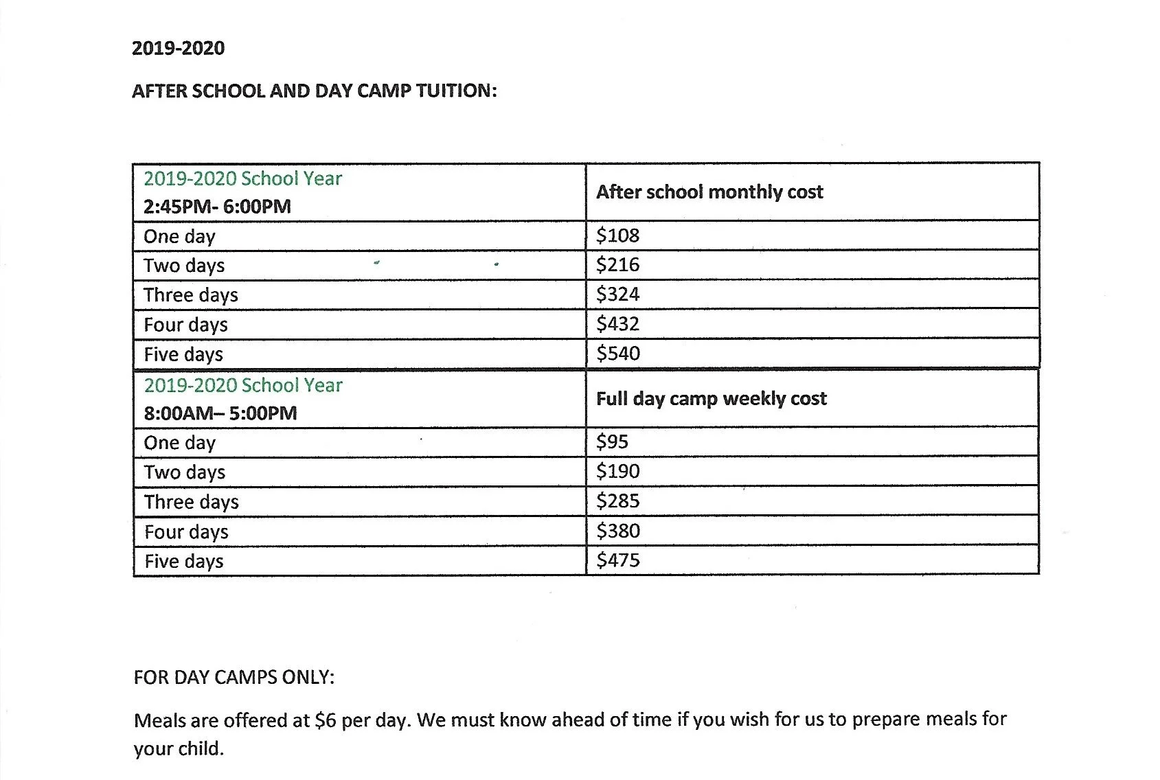 After School/ Day Camp — Smarties Academy