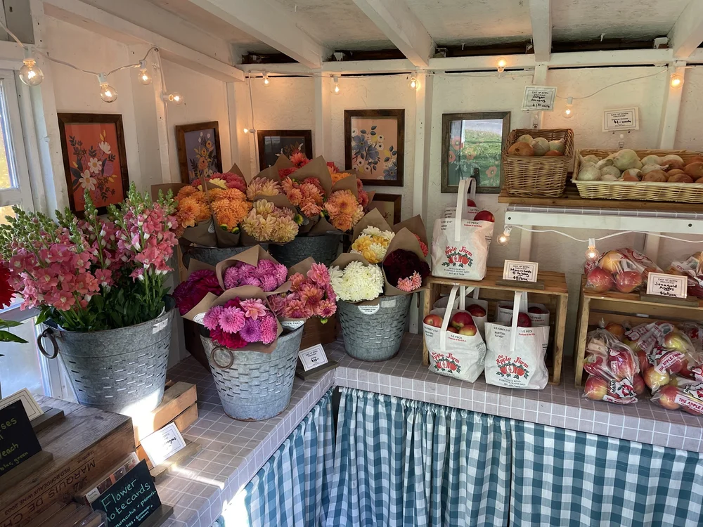 our farm stand — East of Eden Flower Farm