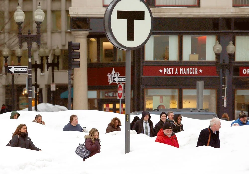 Snow Banks in Downtown Boston: Winter 2015 — Dorian Color | Hunt's ...
