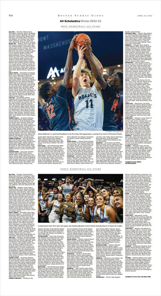 All-Scholastics, Winter 2022-2023 Page S14 — Dorian Color | Hunt's ...