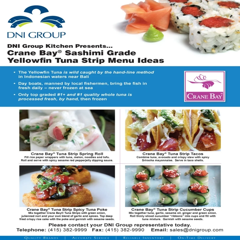 Yellowfin Tuna — DNI Group - Sashimi Grade Seafood & Authentic Japanese ...