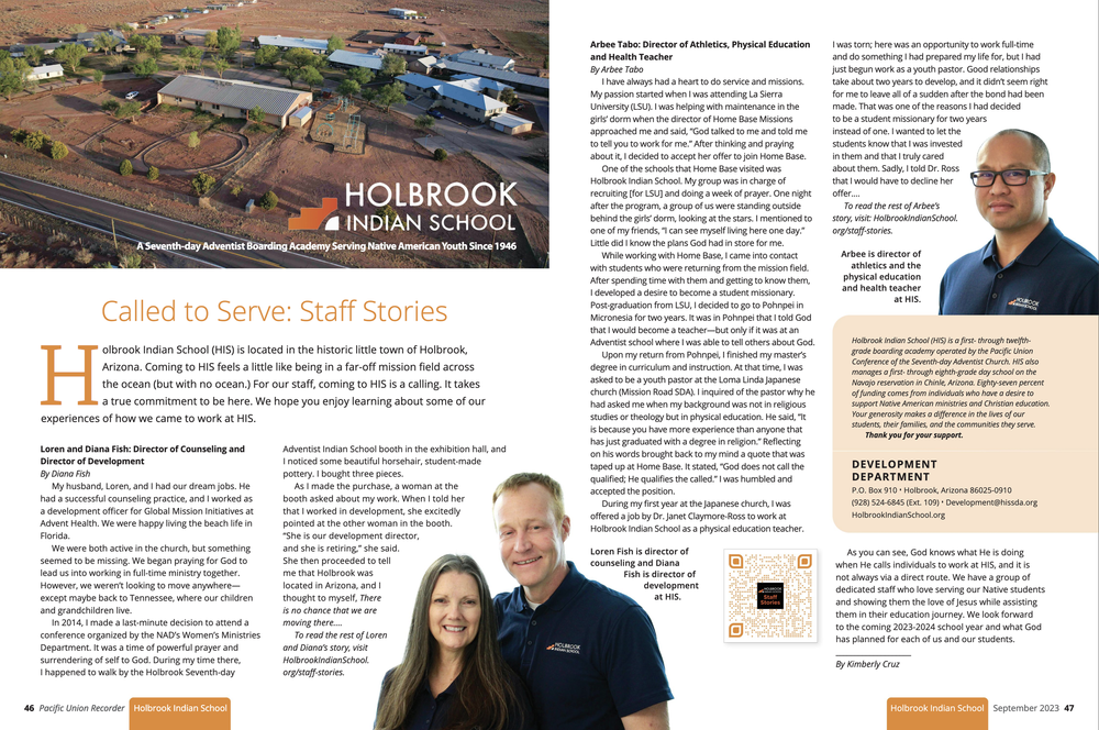 In the News — Holbrook Indian School