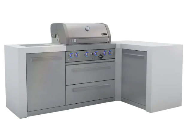 The ultimate guide to L-Shaped Outdoor Kitchens | Outdoor Kitchen Kits ...