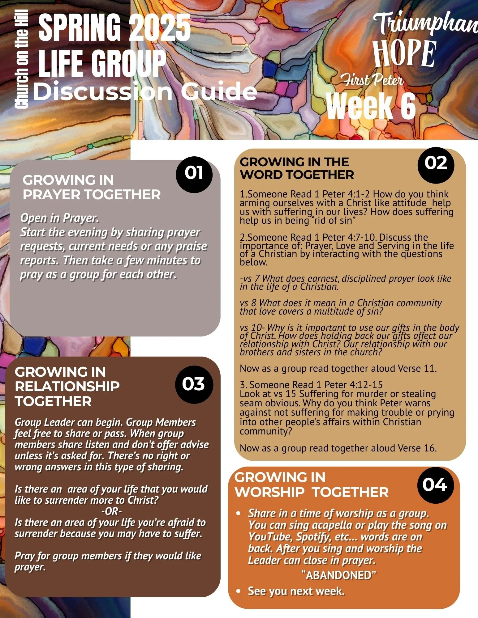 Life Groups — Church on the Hill