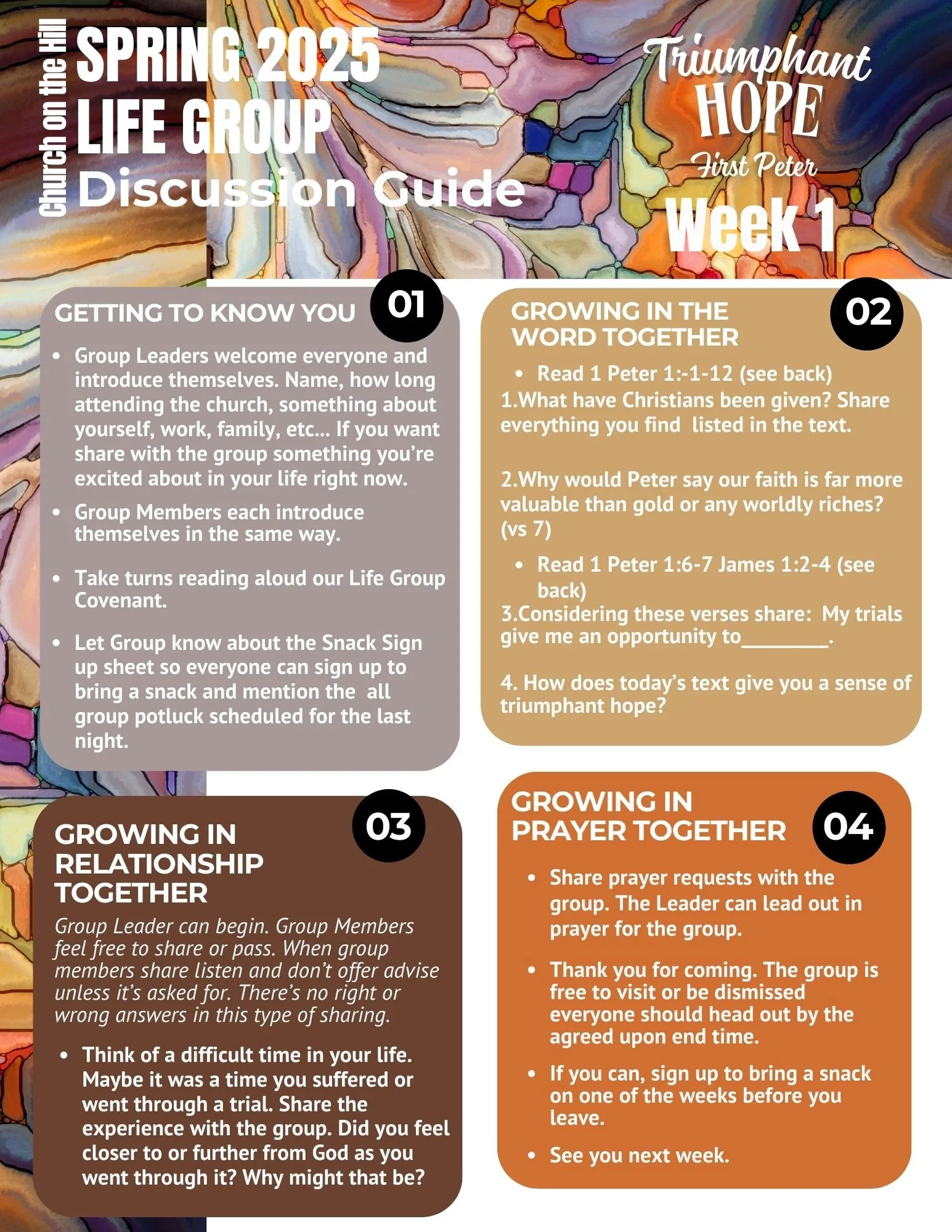 Life Groups — Church on the Hill