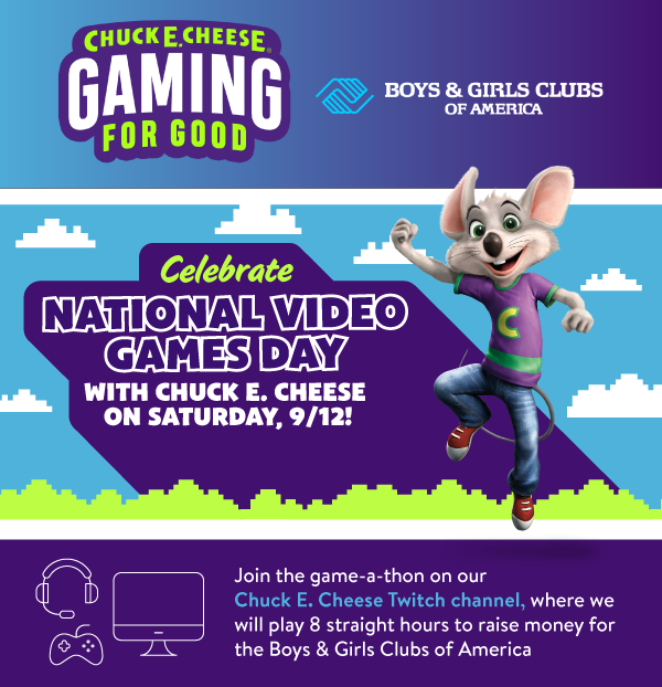 chuck e. cheese social + email — Mary Kate Baskerville